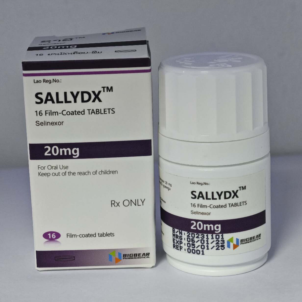 塞利尼索，SALLYDX, Selinexor 20mg_大熊制药股份有限公司